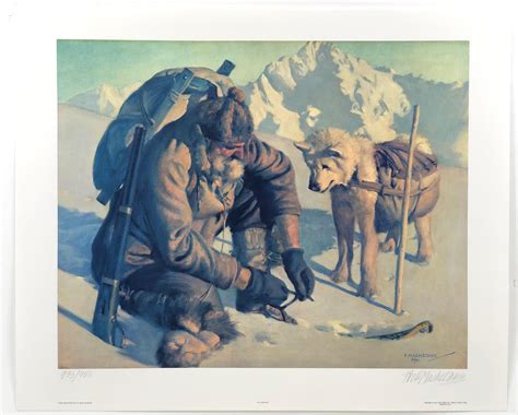 Lot Fred Machetanz The Sourdough Ltd Ed Print