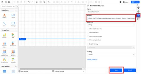 How To Localize The Parameter Label In Bold Reports