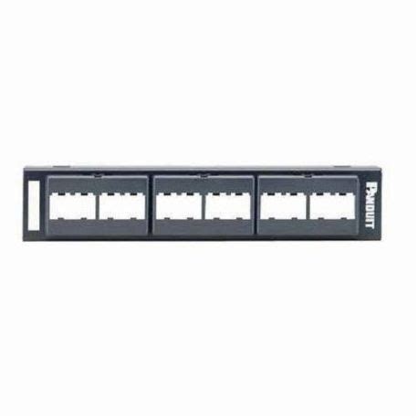 Panduit Mini Com CPP WBL Flat Modular Patch Panel Ports Stainless Steel State Electric