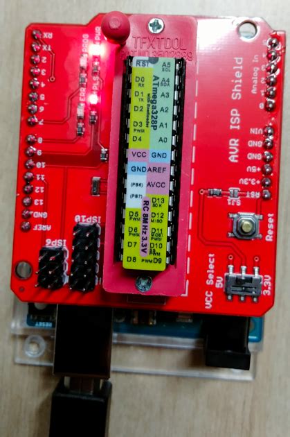 Avr Isp Shieldを使ってみた Arduino Qiita