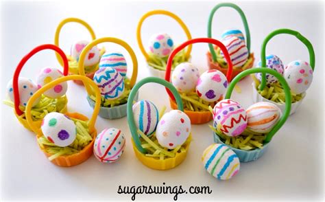 Sugar Swings Serve Some Mini Easter Basket Spring Cupcakes
