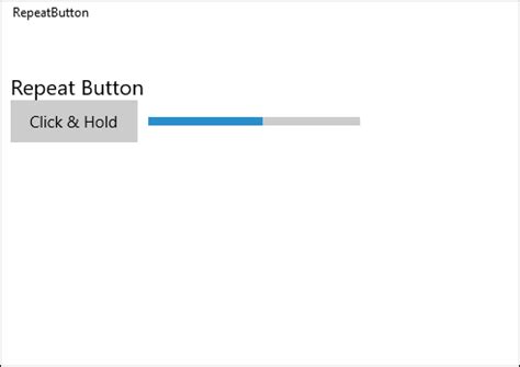 Repeat Button Control For Windows 10