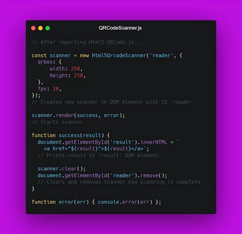 Qr Code Scanning With Html5 Qrcodejs Rjavascripttips