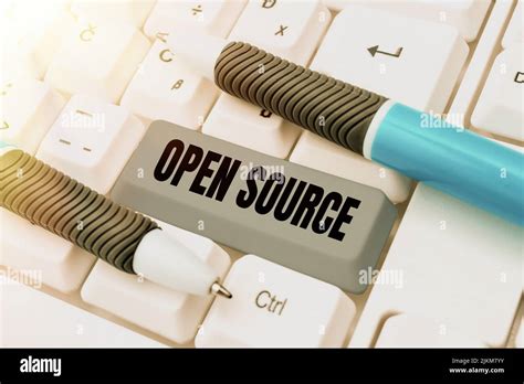Writing Displaying Text Open Source Business Overview Denoting Software Which Original Source