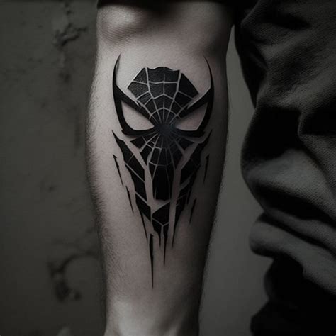Spiderman Minimalist Tattoos