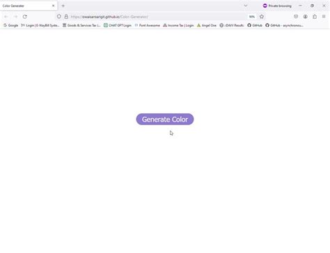 Create A Color Generator With Javascript Mohammed Owais Ansari Posted