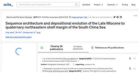 Citation Report Sequence Architecture And Depositional Evolution Of