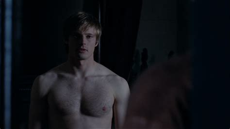Auscaps Bradley James Shirtless In Merlin 2 05 Beauty And The Beast