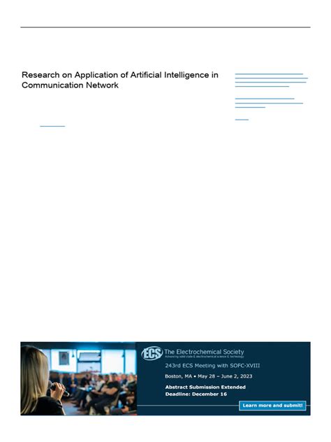Research On Application Of Artificial Intelligence Pdf