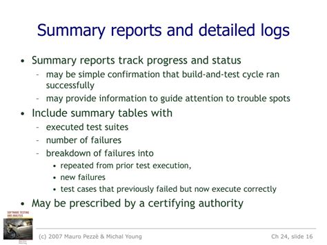Ppt Documenting Analysis And Test Powerpoint Presentation Free Download Id9464838