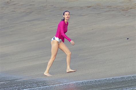 Brie Larson And Boyfriend Elijah Allan Blitz Hit Beach In Hawaii