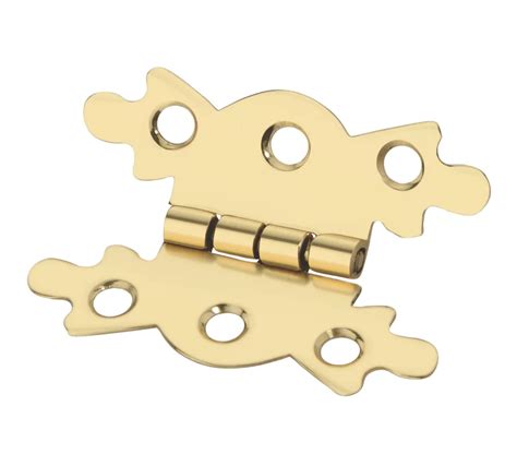Smith And Locke Polished Brass Butterfly Hinges 50mm X 346mm 2 Pack