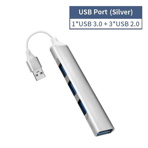 4 In 1 Usb Type C Hub Expander Ultra Thin Mini Portable 4 Port Usb 30