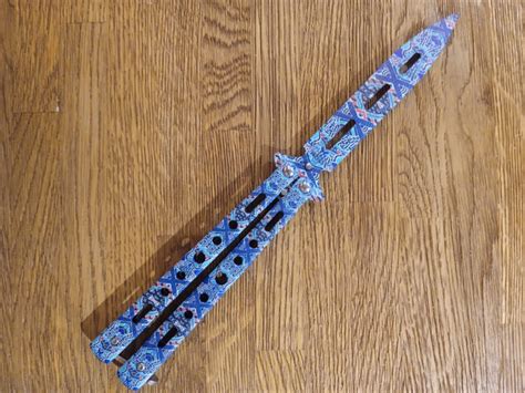 Учебный нож бабочка / тренировочный балисонг / нож для флиппинга ...