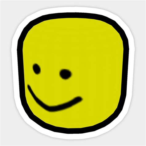 Roblox Big Head Noob Gamer T Sticker【2024】