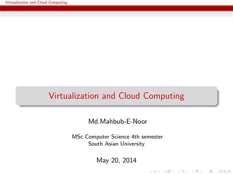 Cloud Computing And Virtualization Pdf