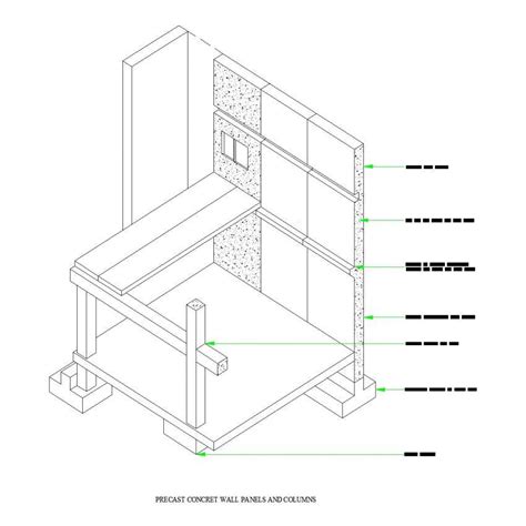 Detail Of Column Construction 2d View Cad Sstructural Block Layout Autocad File Cadbull