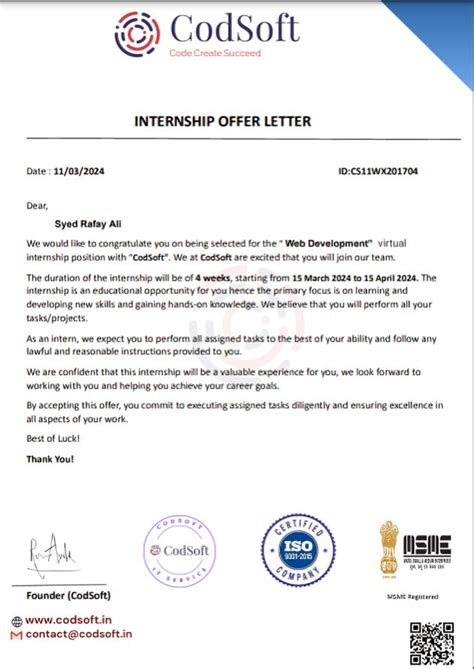 Syed Rafay Ali Full Stack Developer On Linkedin Internship Webdev