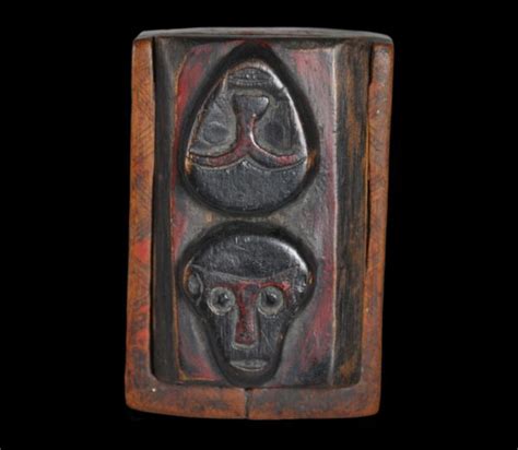 Paiwan Carved Wooden Box Michael Backman Ltd