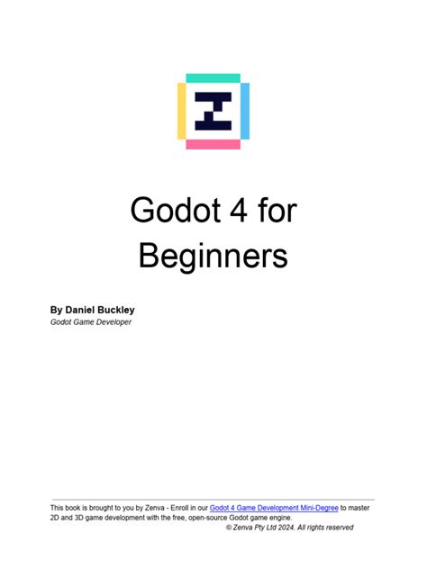 godot game development for beginners pdf 3 d computer graphics