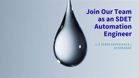 Sdet Automation Engineer