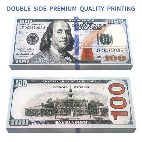 Buy Movie Prop Money 100 Dollar Bills Realistic Play Money Full Print