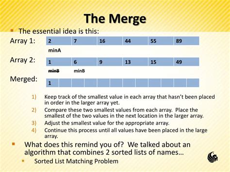 PPT Merge Sort PowerPoint Presentation Free Download ID
