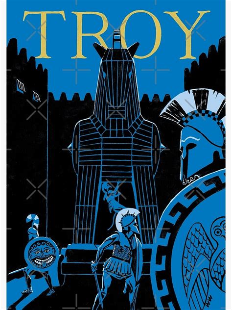 Troy The Trojan Horse Premium Matte Vertical Poster Sold By