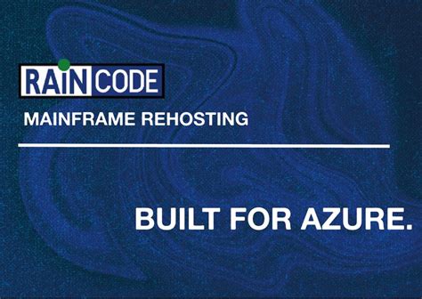 Mainframemodernization Cloudmigration Azurecloud Legacytocloud Raincode