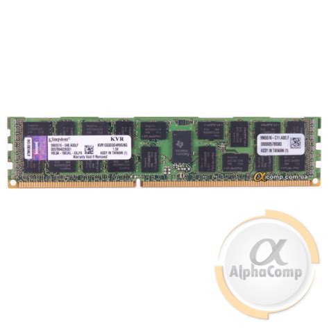 Модуль памяти Ddr3 Rdimm 8gb Kingston Kvr1333d3d4r9s8g Registered