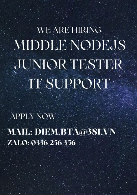Ai Diem Hr On Linkedin Nodejs Itsupport Tester Danang