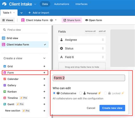 Create Airtable Client Intake Forms Free And Powerful Fetchprofits