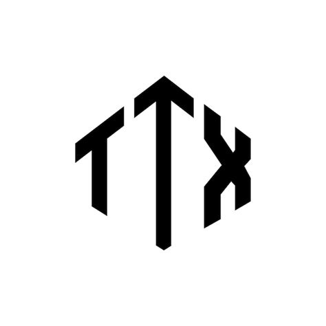 Premium Vector Ttx Letter Logo Design With Polygon Shape Ttx Polygon