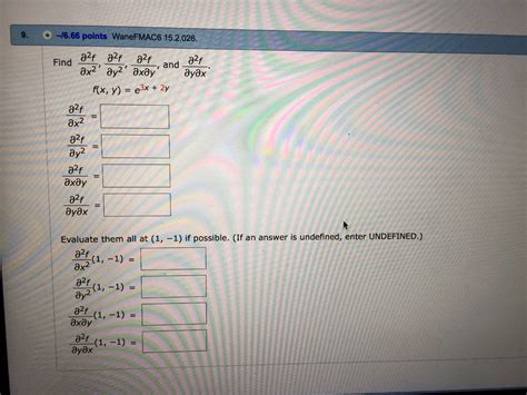 solved find partial differential 2 f partial differential