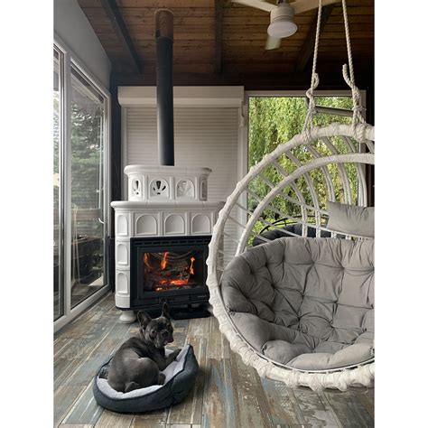 Öntöttvas Betétes Cserépkályha Salzburg 14 Kw Fehér 2energy Hu