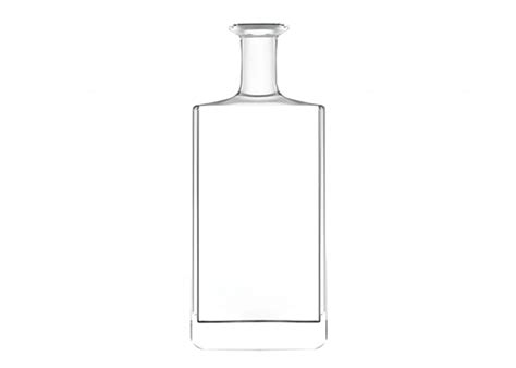 Attention Grabbing Rectangle 75cl Long Island 750ml Gin Bottles Heze