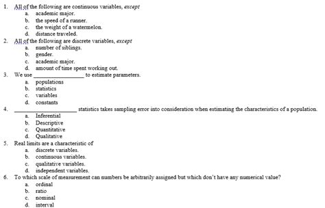 Solved C C All Of The Following Are Continuous Chegg
