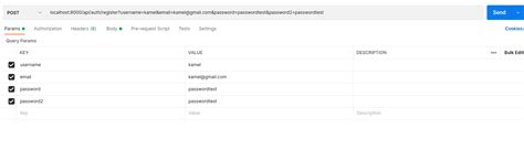 Backend Password Required From Rest Framework After Sending Password