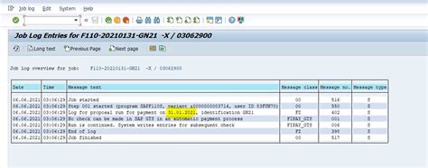 Solved Run Is Continued System Writes Entries For Subseq Sap Community