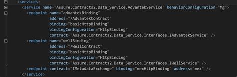 C Adding Service Reference Is Not Showing All My Interfaces Stack