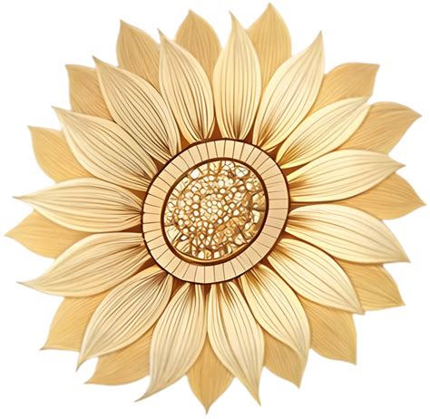 Sleek Sunflower Logo Clipart For Contemporary Design Projects