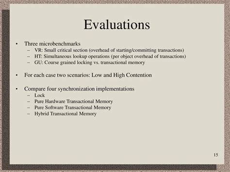 Hybrid Transactional Memory Ppt Download