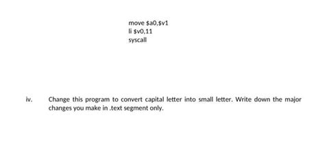 Solved Execute The Given Program In Mars And Answer The