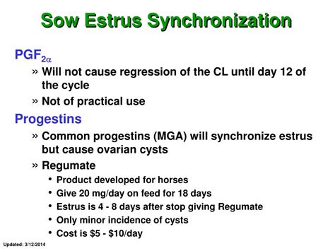 Ppt Estrous Synchronization Ovulation Induction And Ovsynch Powerpoint Presentation Id 373491