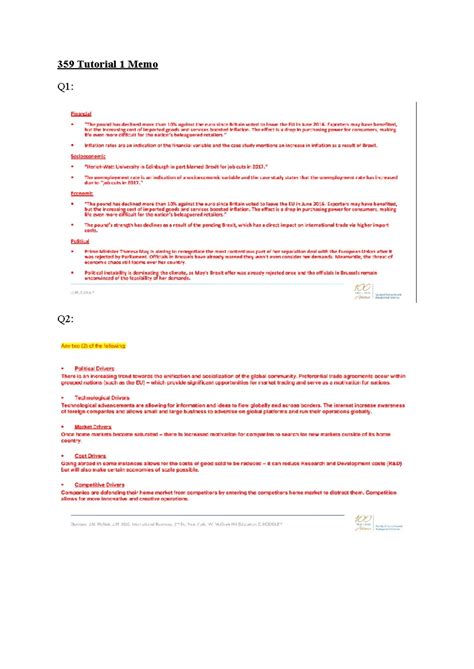 Tutorial Memo OBS Tutorial Memo Q Q Q NB Question Q Studocu
