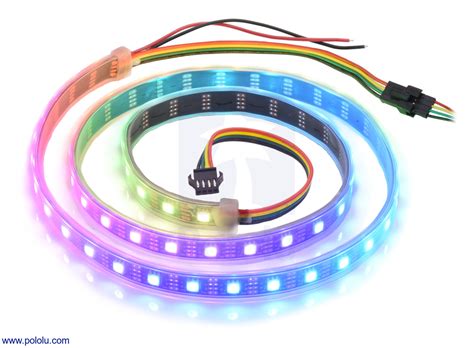pololu sk9822 apa102c based led strips