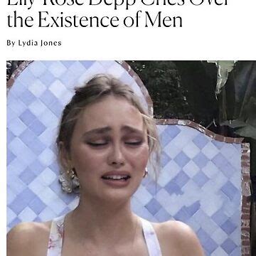 Lily Rose Depp Aesthetic Sticker For Sale By Messyfrenchgurl Redbubble