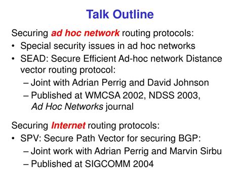PPT Securing Routing Protocols PowerPoint Presentation Free Download ID