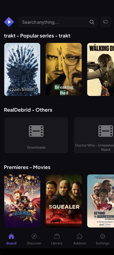 realdebrid addon showing even when not on installed list r stremioaddons