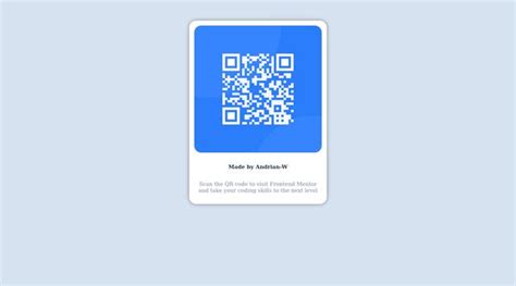 Frontend Mentor Qr Code Component Using Flexbox Coding Challenge Solution